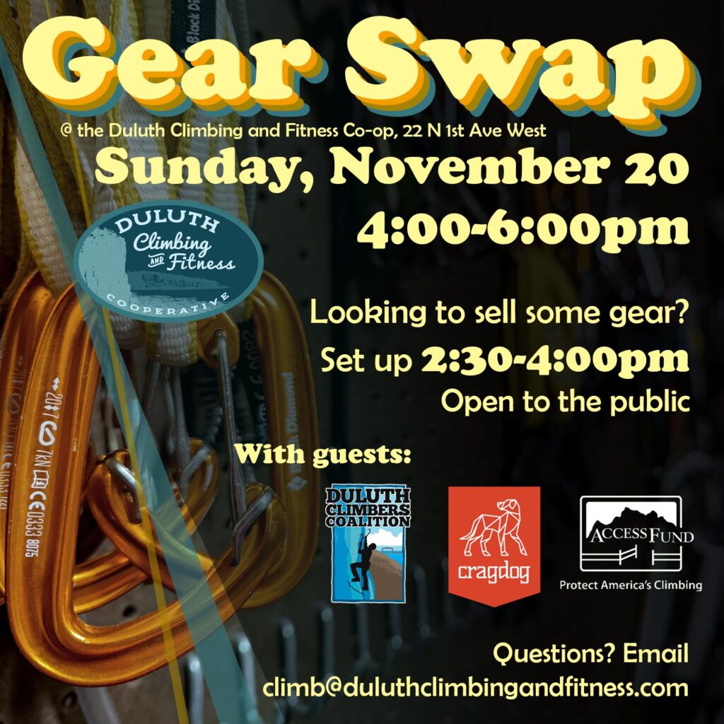 Gear Swap | Duluth Climbing and Fitness